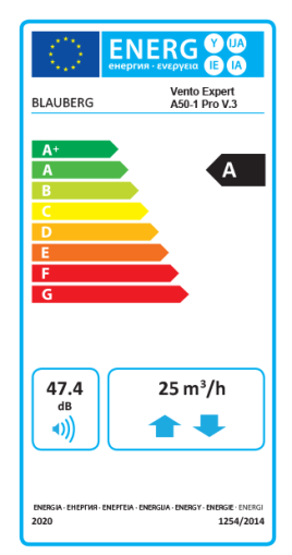 Рекуператор Blauberg Vento Expert A50-1 Pro V.3